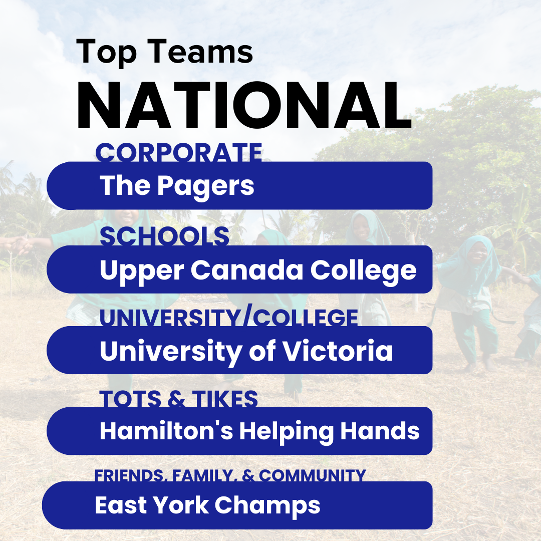 Leaderboards – World Partnership Walk – 2023